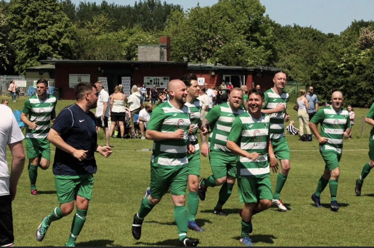 Felling football coach raises £1,300 at a charity football match ...