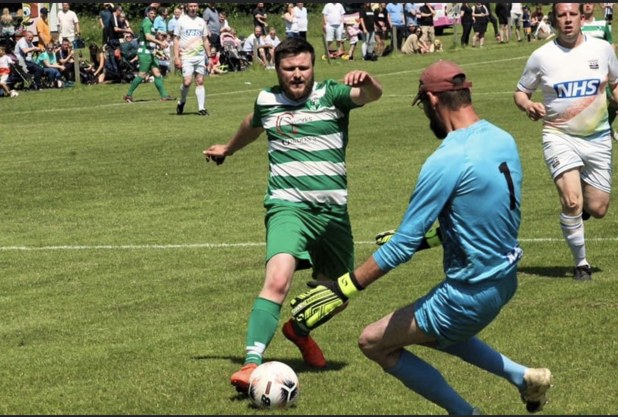 Felling football coach raises £1,300 at a charity football match ...