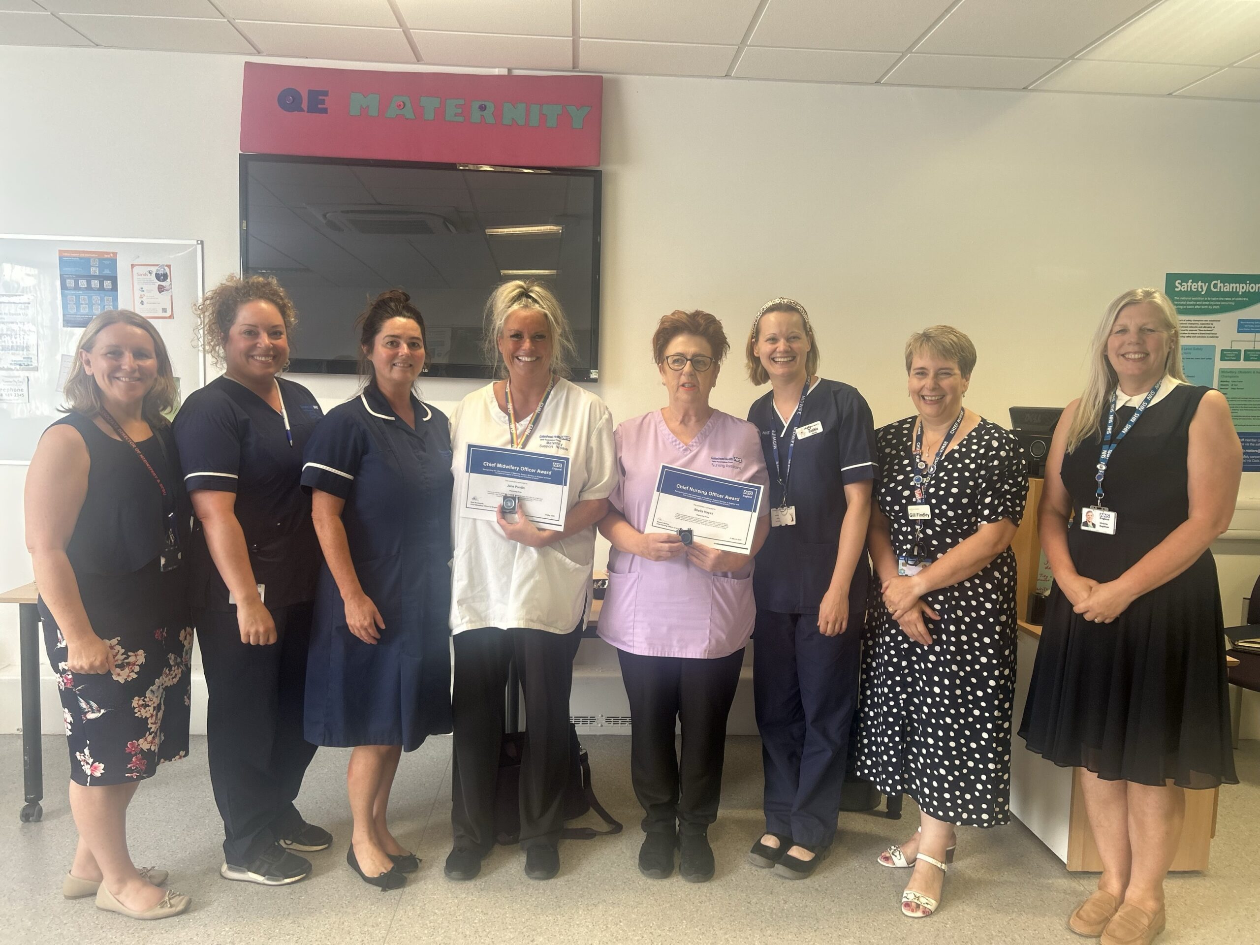 National recognition for Gateshead Health’s maternity support team ...